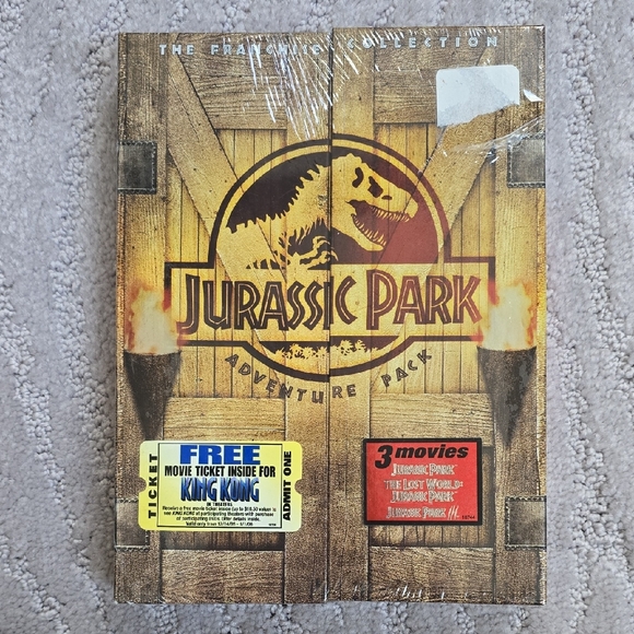 Media | Jurassic Park Adventure Pack Dvd Set | Poshmark